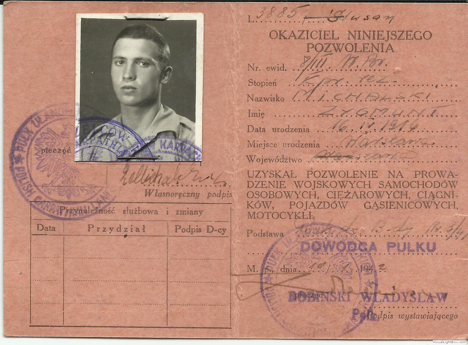 Zygmunt Michalski - The Museum of the Polish Second Corps